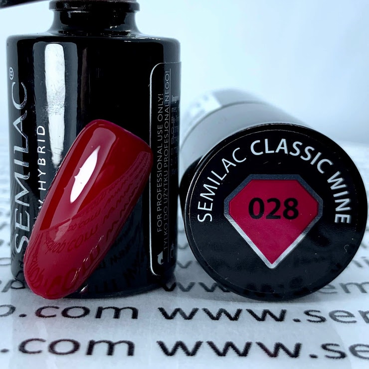 028 Semilac Classic Wine -7ml – Manicura Shop