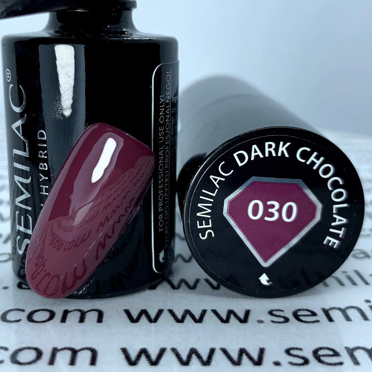 030 Semilac Dark Chocolate -7ml – Manicura Shop