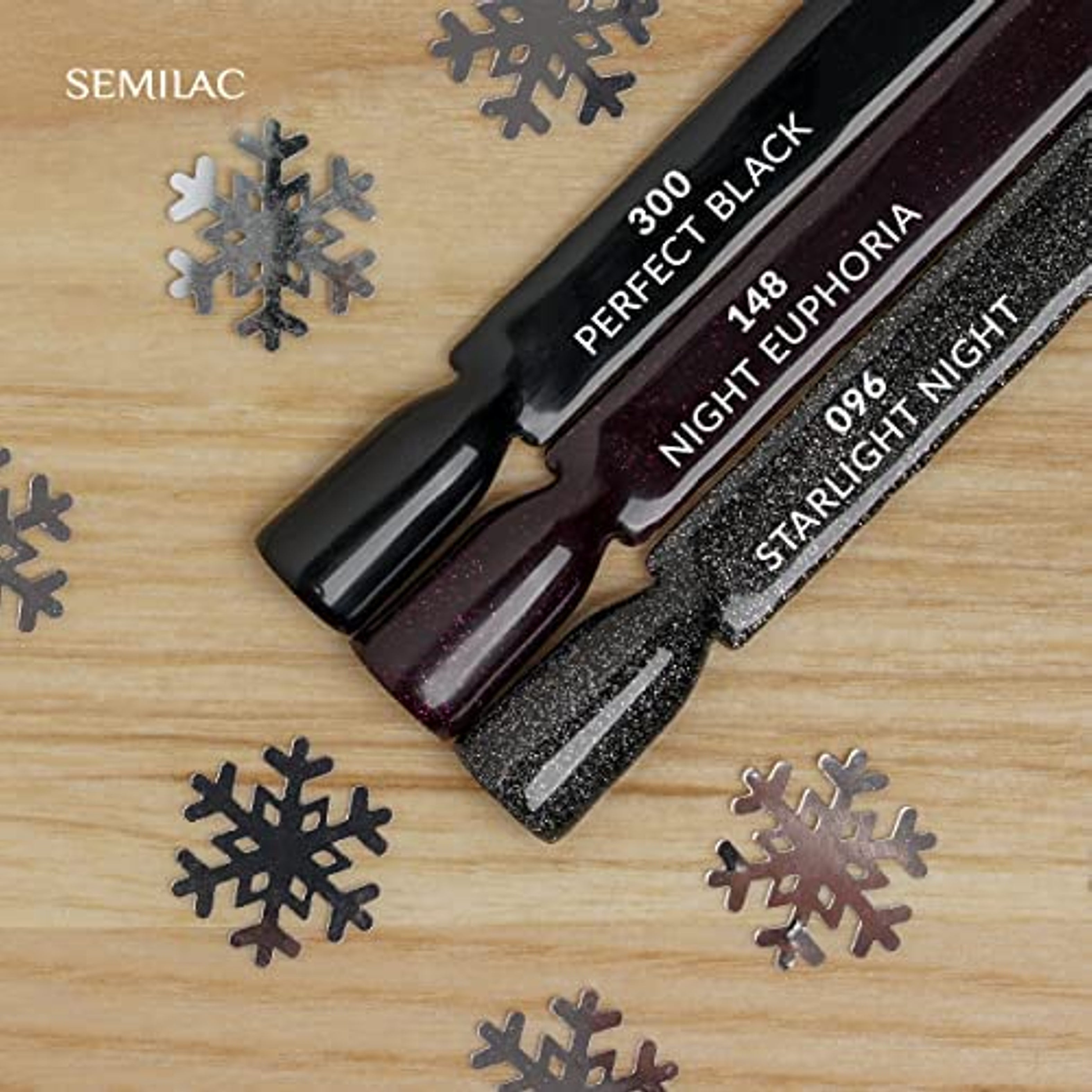 300 Semilac Perfect Black -7ml – Manicura Shop